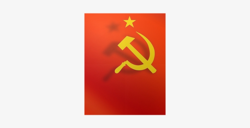 Cccp Symbols, Hammer And Sickle Poster • Pixers® • - Hammer And Sickle ...