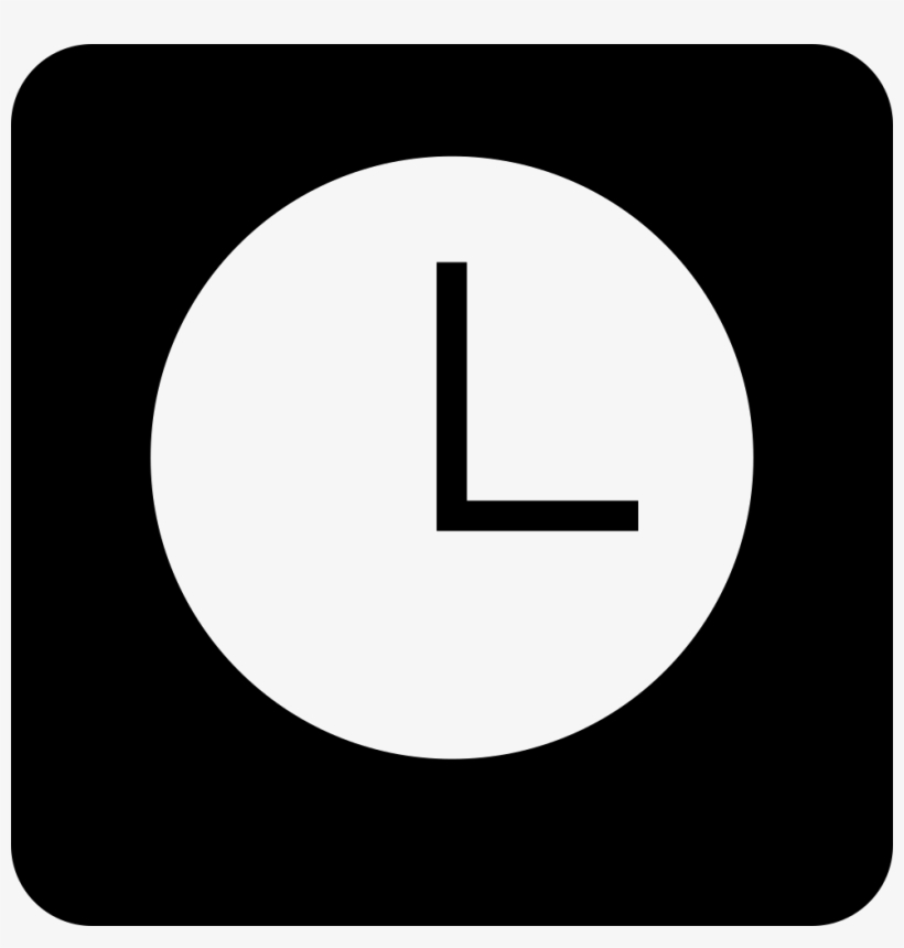 Png File - Clock Icon White Png - Free Transparent PNG Download - PNGkey