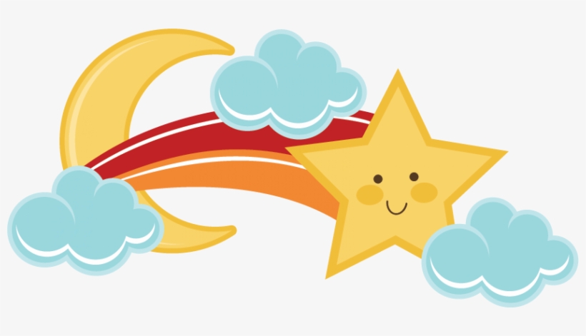 Shooting Stars Cute Clipart - Cute Star Clip Art - Free Transparent PNG ...