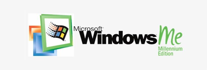 Windows Me Logo - Windows Millennium Edition Logo - Free Transparent ...
