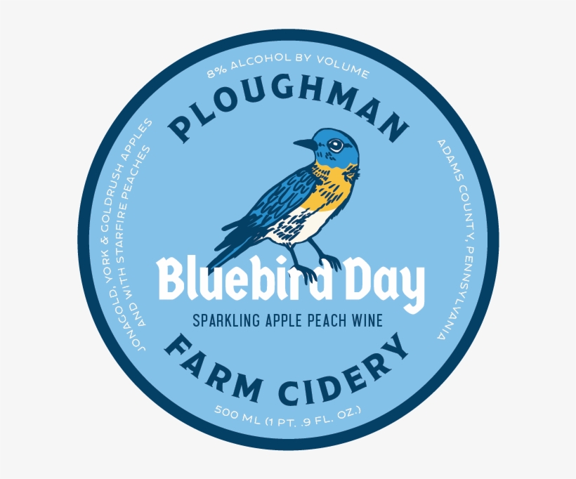 Ploughman Bluebird Day Label - Free Transparent PNG Download - PNGkey
