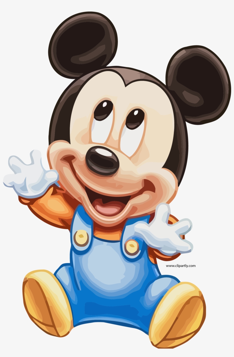 Mickey Excited Clipart Png - Mickey Mouse 1st Birthday Cutout ...