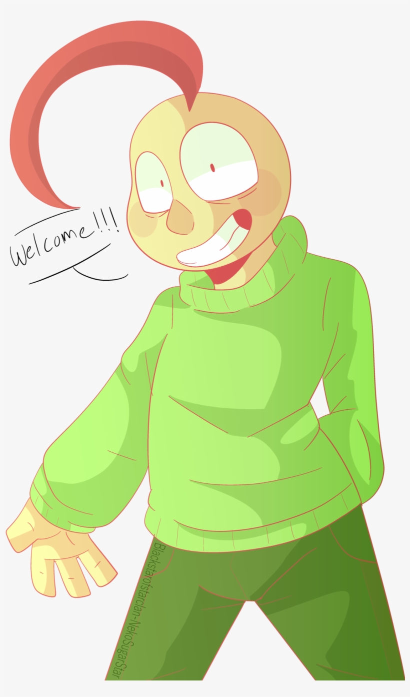 Here's Baldi - - Cartoon - Free Transparent PNG Download - PNGkey