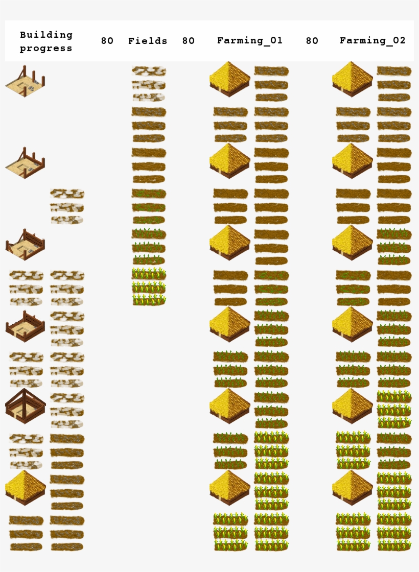 Spritesheet - Farm Sprite Sheet - Free Transparent PNG Download - PNGkey