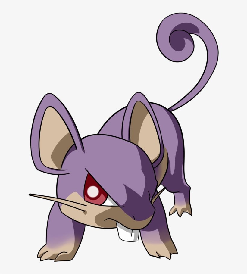 Rattata Transparent Graphic Free Library - Pokemon Rattata Fanart ...