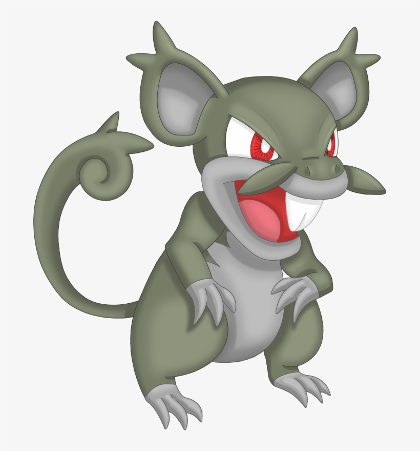 Shiny Alolan Rattata Pokédex - Pokemon Shiny Rattata - Free Transparent ...