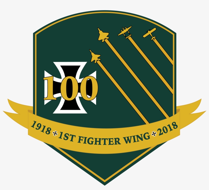 Logo And Coin Design Created For The 1st Fighter Wing's - Emblem - Free ...