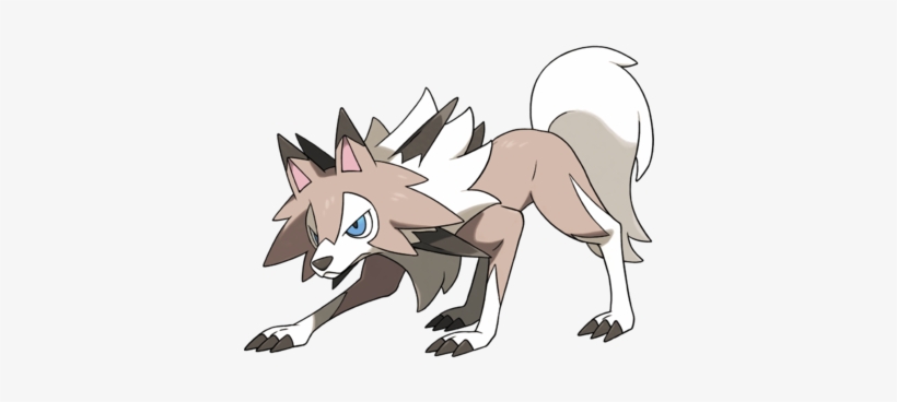 [ Img] - Sun And Moon Werewolf Pokemon - Free Transparent PNG Download ...