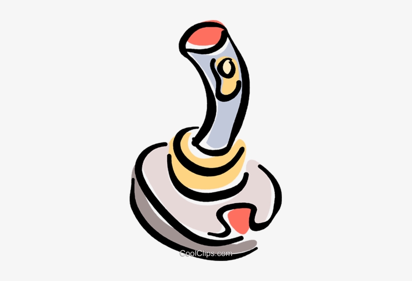Computer Joystick Royalty Free Vector Clip Art Illustration - Computer ...