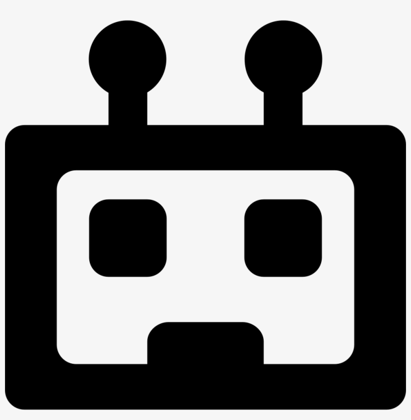 Robot Rectangular Head Symbol - Icon - Free Transparent PNG Download ...