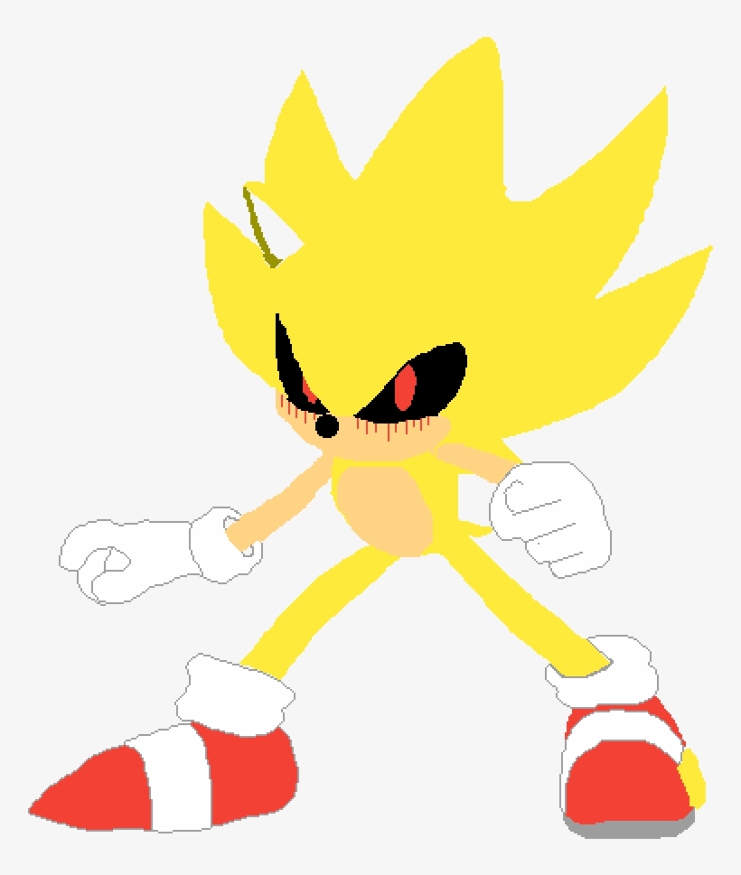 Super Sonic - Exe - Super Sonic Exe - Free Transparent PNG Download ...