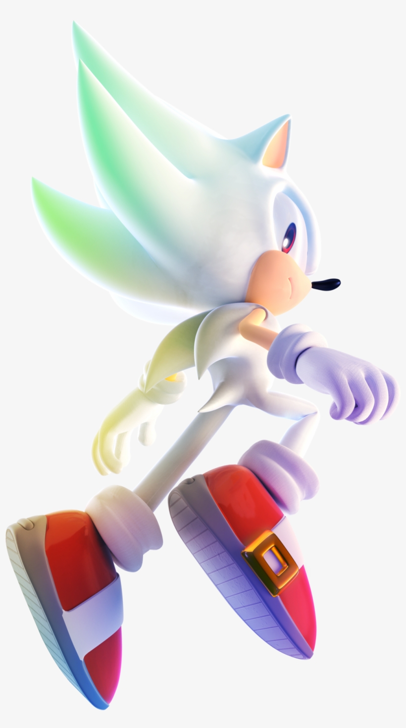 Super Sonic Legacy Render By Nibroc-rock On Deviantart - Hyper Sonic The Hedgehog - Free ...