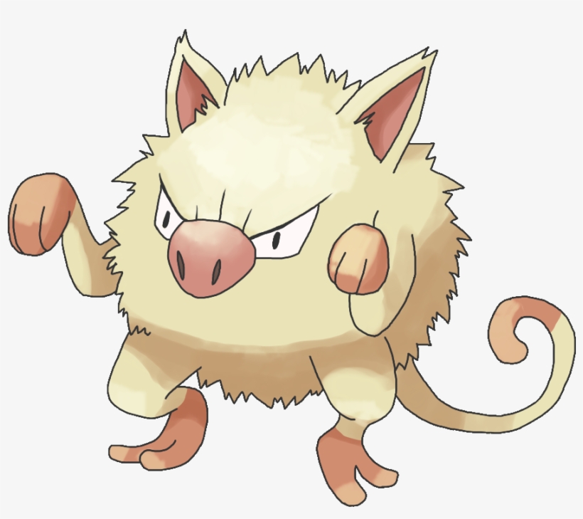 009 Mankey - Mankey - Free Transparent PNG Download - PNGkey