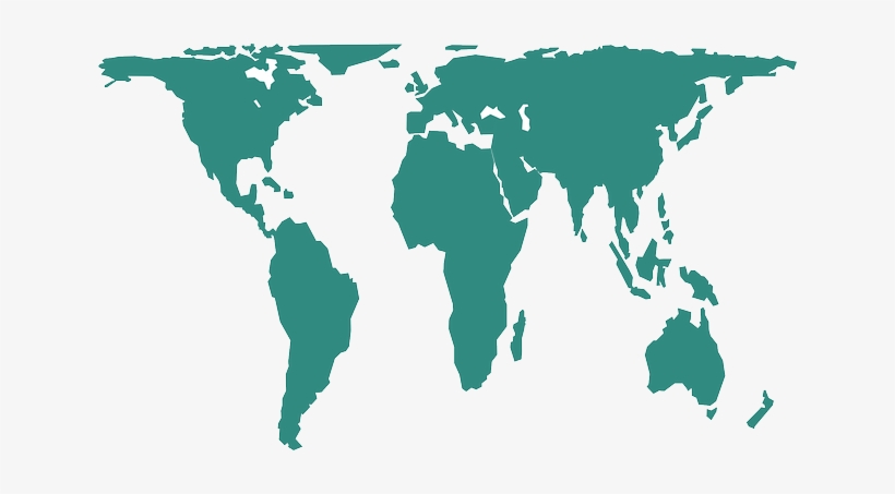 World, Earth, Continents, Geography, Map - Peters Projection Map Vector ...