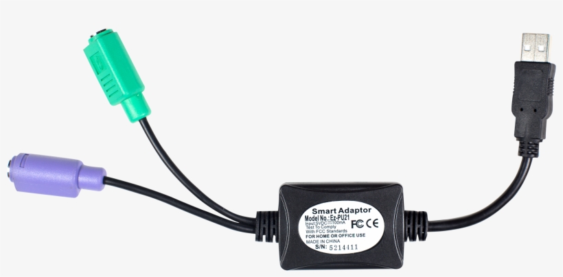 Ez-pu21 Ps2 To Usb Rear - Usb - Free Transparent PNG Download - PNGkey