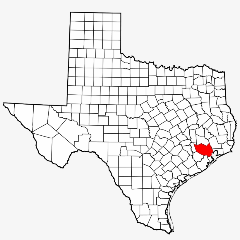Open - Harris County On Texas Map - Free Transparent PNG Download - PNGkey
