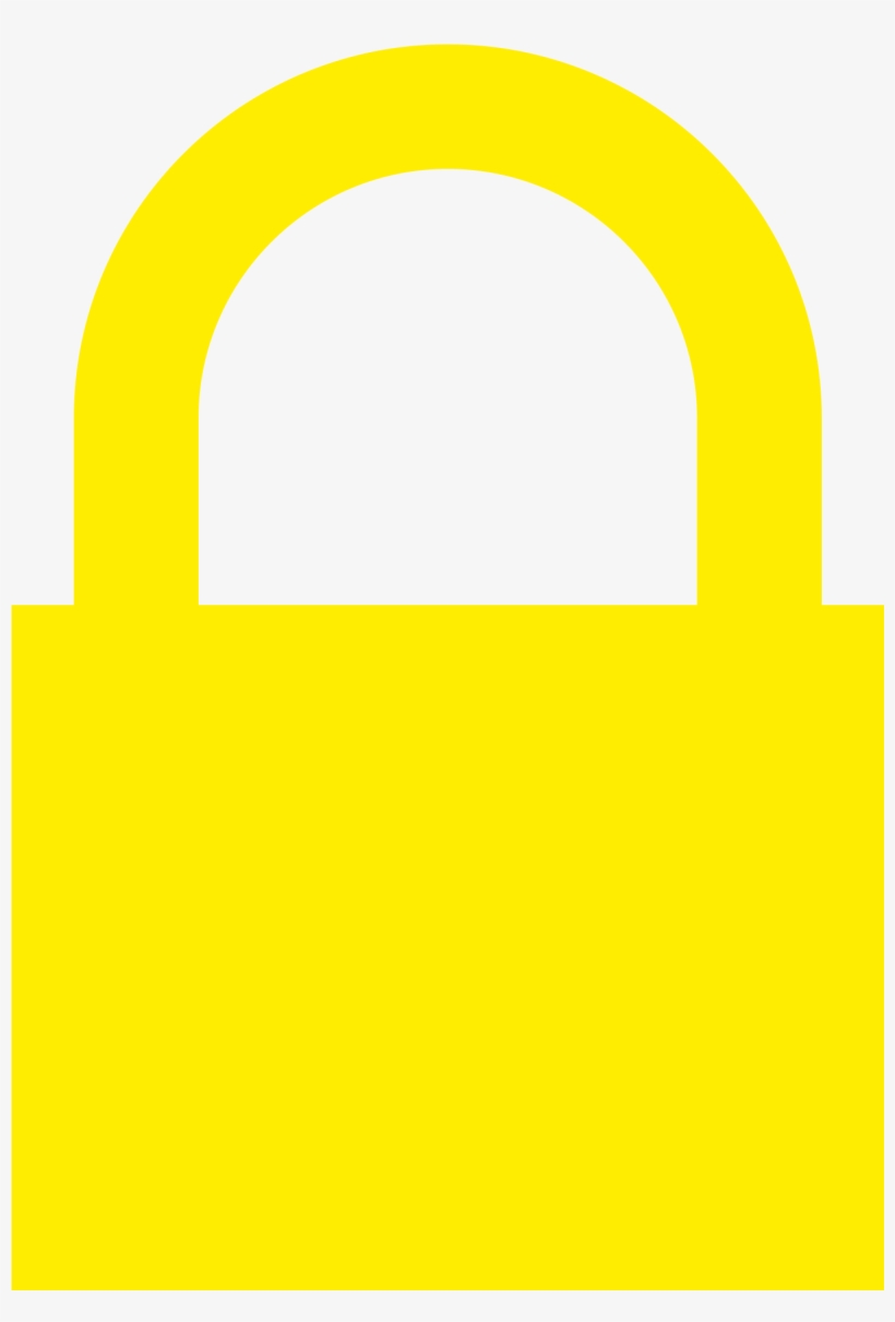 File - Yellow Padlock - Svg - Yellow Lock - Free Transparent PNG ...