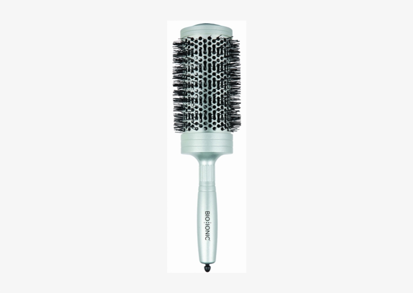Bio Ionic Hair Brush Silver Series Xl Round - Bio Ionic Silver Classic Series 2-inch Extra Large ...