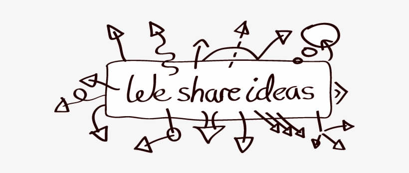 We Share Ideas - Sharing Thoughts And Ideas - Free Transparent PNG ...