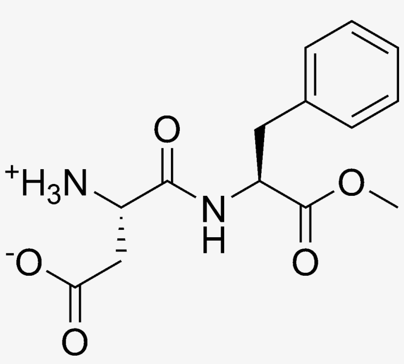 Aspartame Structure - N Ε Acetyl L Lysine - Free Transparent PNG ...