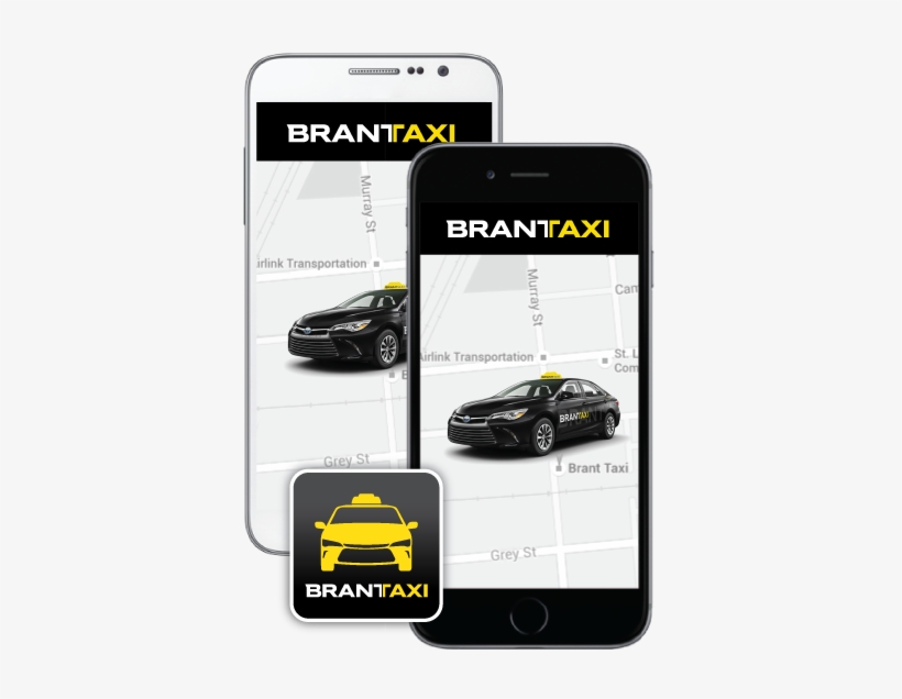 Mobile App Is Available Now - Brant Taxi - Free Transparent PNG ...