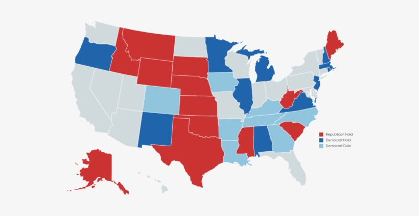 File - 2020senateres - All Republican Electoral Map - Free Transparent ...