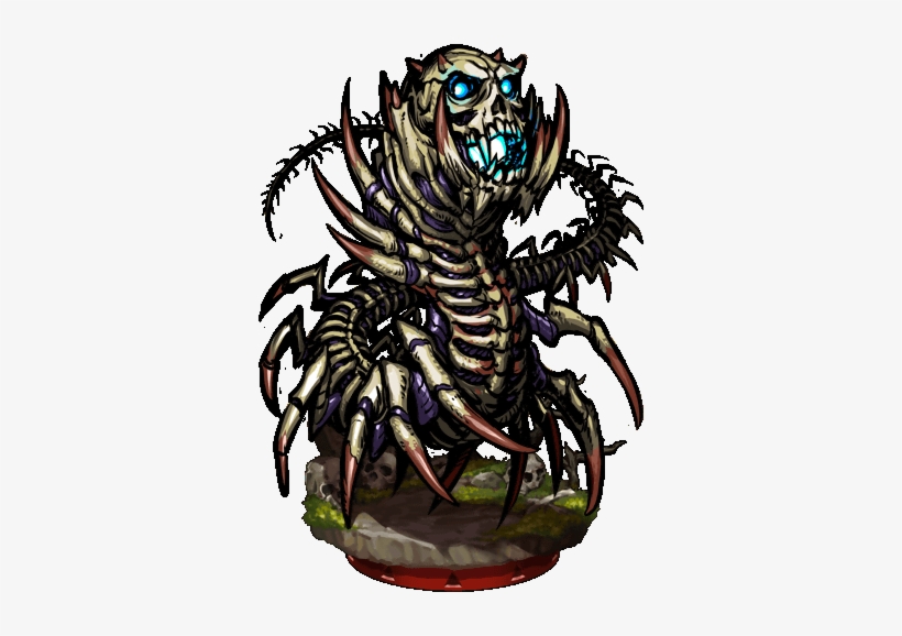 Skull Centipede - Illustration - Free Transparent PNG Download - PNGkey