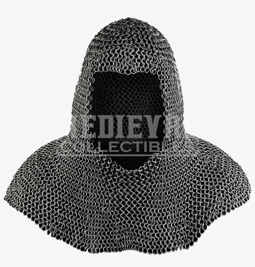 Richard Oiled Chainmail Coif - Mail - Free Transparent PNG Download ...