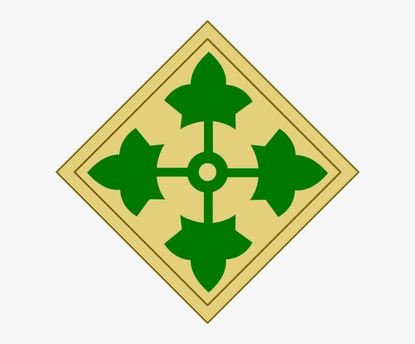 4th Infantry Division Ssi - Fourth Infantry Division - Free Transparent ...