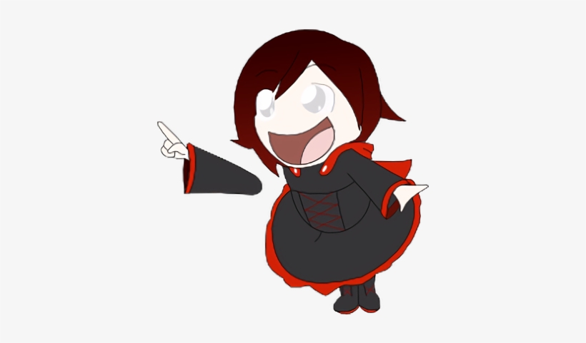 Befqumc - " - Ruby Rose Chibi Gif - Free Transparent PNG Download - PNGkey