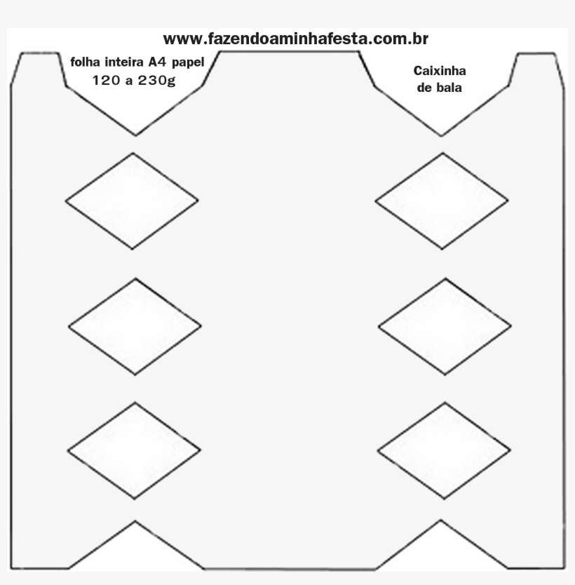 Caixa Bala Png - Molde Caixa Bala Png - Free Transparent PNG Download ...