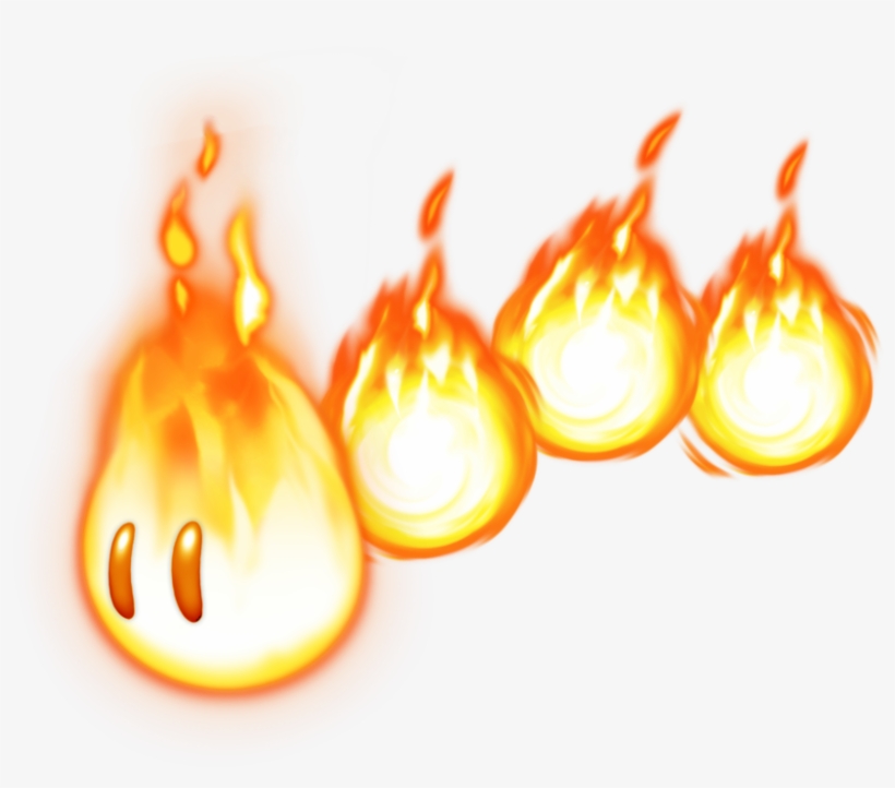 Fire Snake By Yoshigo - Mario Fire Snake - Free Transparent PNG ...