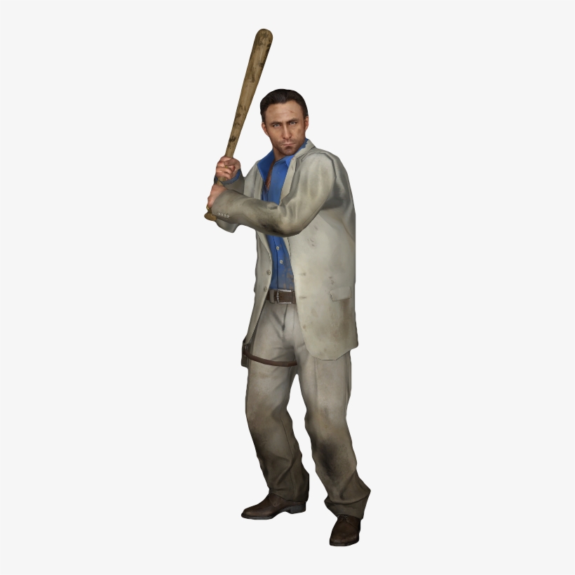 Nick Bat Render - Left 4 Dead 2 Nick Png - Free Transparent PNG ...