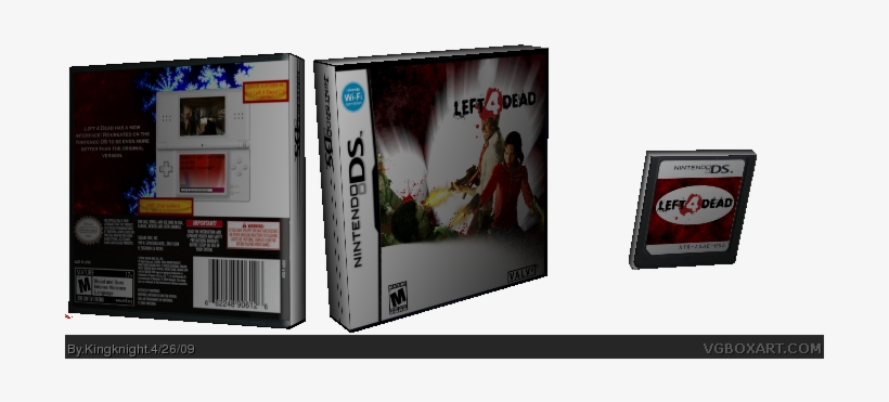 Left 4 Dead Ds Box Cover - Left 4 Dead Nintendo Ds - Free Transparent ...