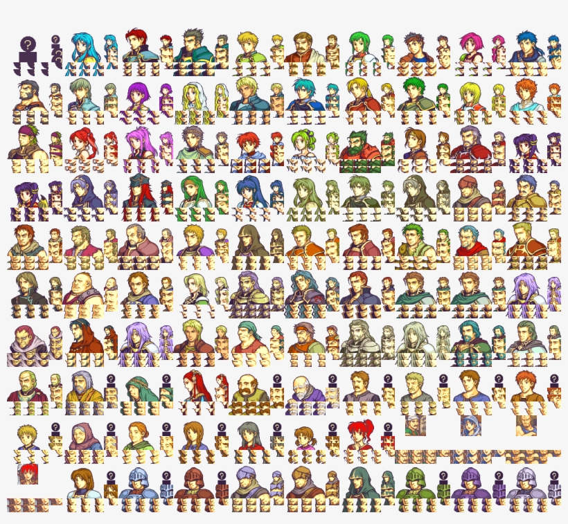 Faces - Fire Emblem Portraits Gba - Free Transparent PNG Download - PNGkey