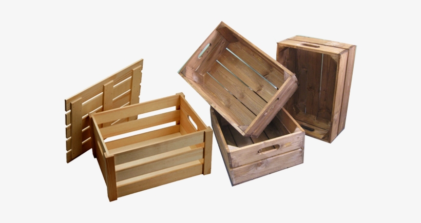Wooden Crates - Standard Wooden Crate Sizes - Free Transparent PNG ...