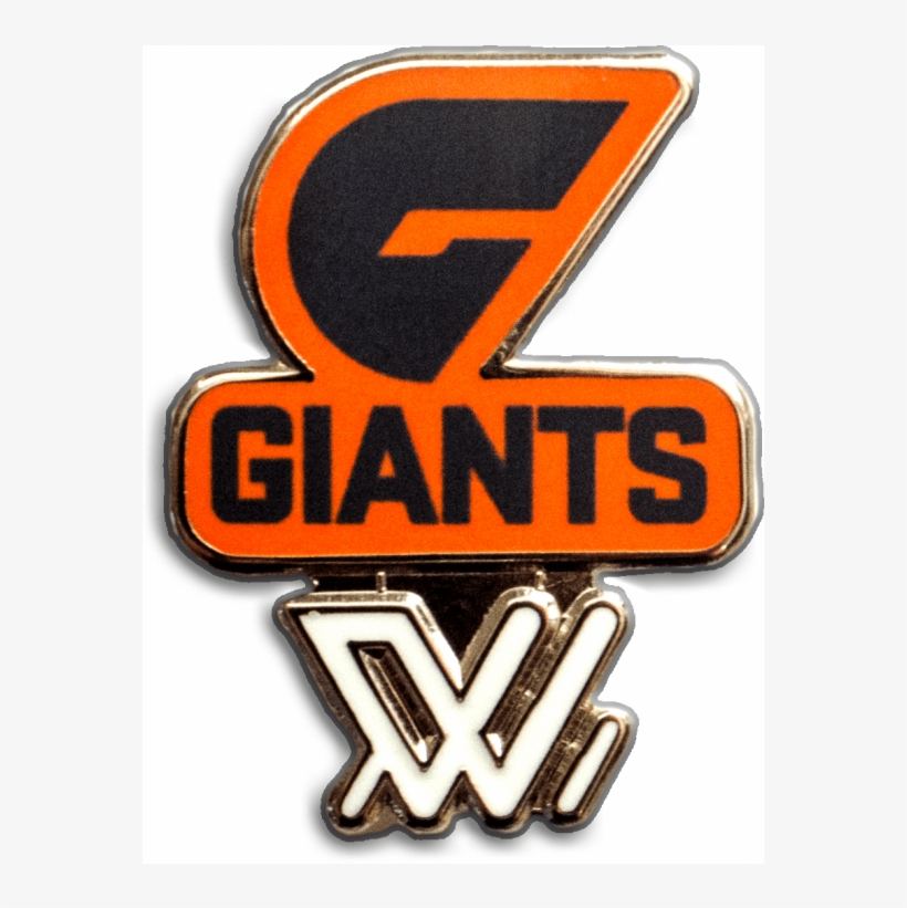 Gws Giants Aflw Logo Pin - Greater Western Sydney Giants Afl Set Of 3 ...