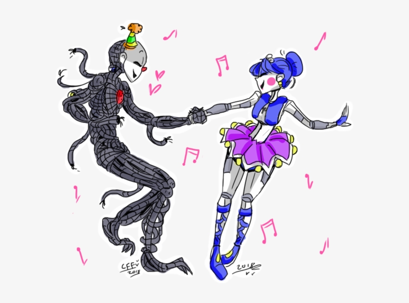 Ennard X Ballora - Fnaf Ennard X Ballora - Free Transparent PNG ...