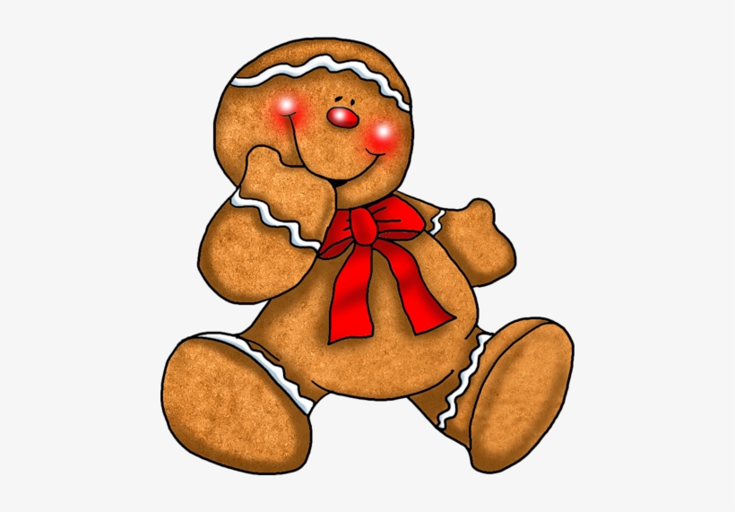 Al Gingerbread Parade - Christmas Clip Art Transparent - Free ...