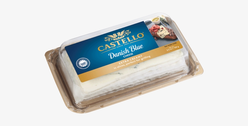 Castello Danish Blue Extra Creamy - Free Transparent PNG Download - PNGkey