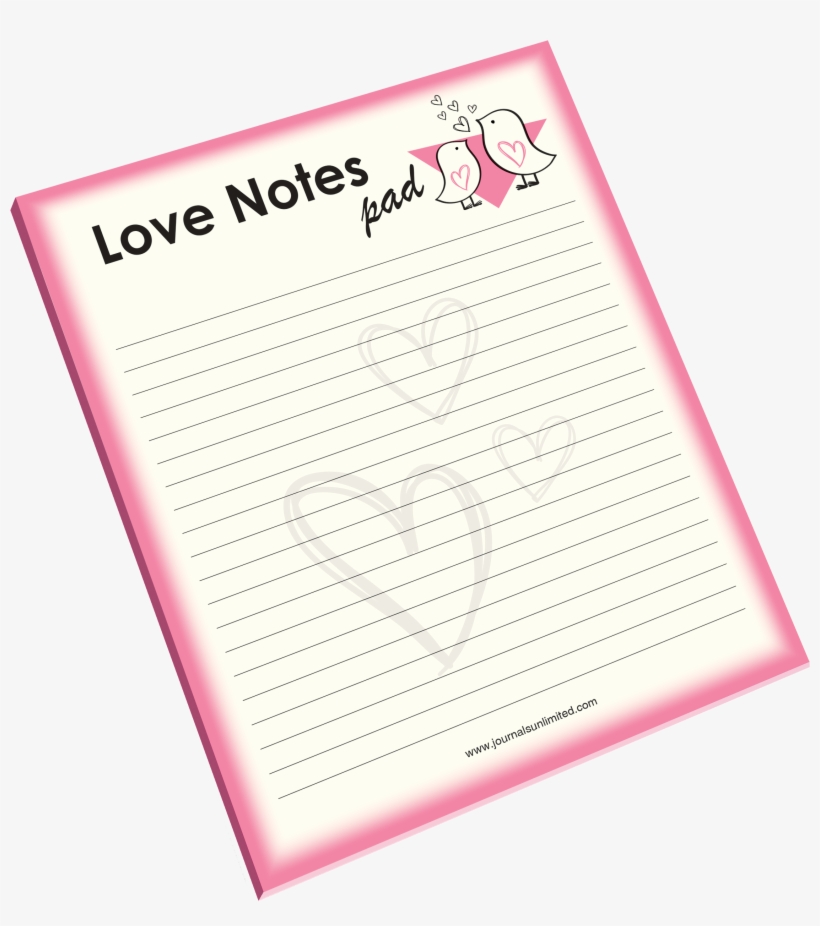 Jumbo Notepad, Love Notes - Love - Free Transparent PNG Download - PNGkey