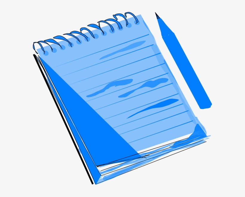Notepad Svg Clip Arts 600 X 578 Px - Free Transparent PNG Download - PNGkey