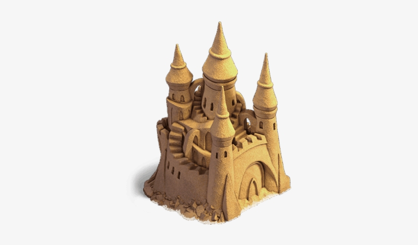 Big Sand Castle - Sandcastle Transparent Background - Free Transparent ...