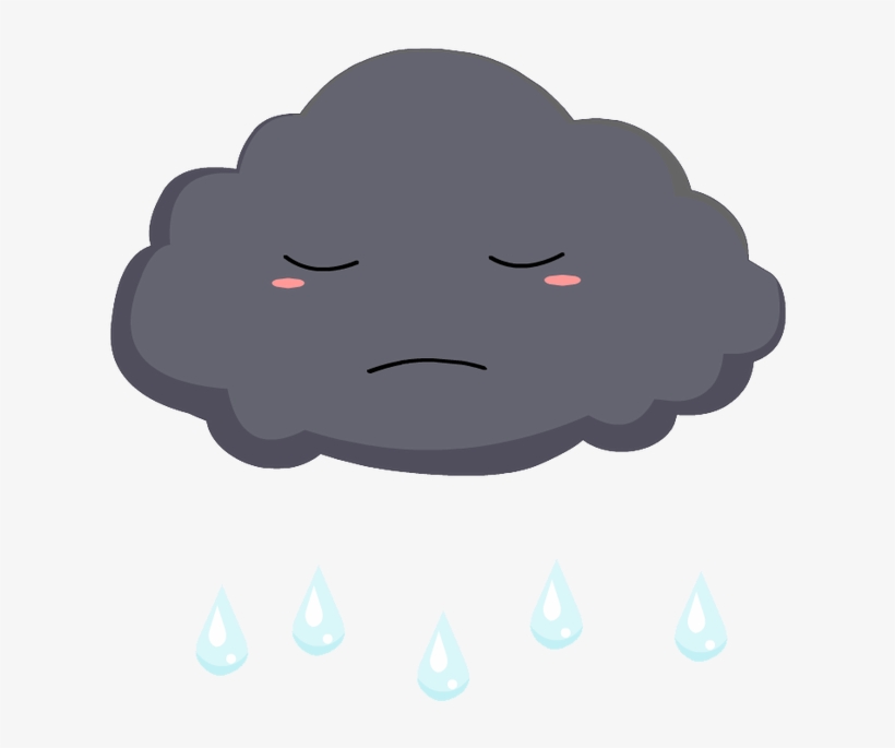 Sad Cloud Transparent