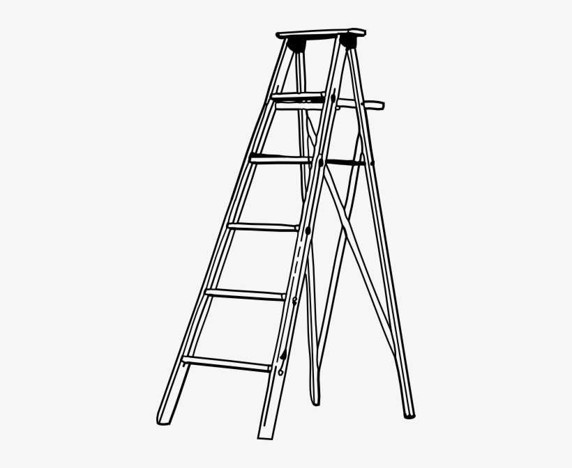 Ladder Svg Clip Arts 372 X 592 Px - Free Transparent PNG Download - PNGkey