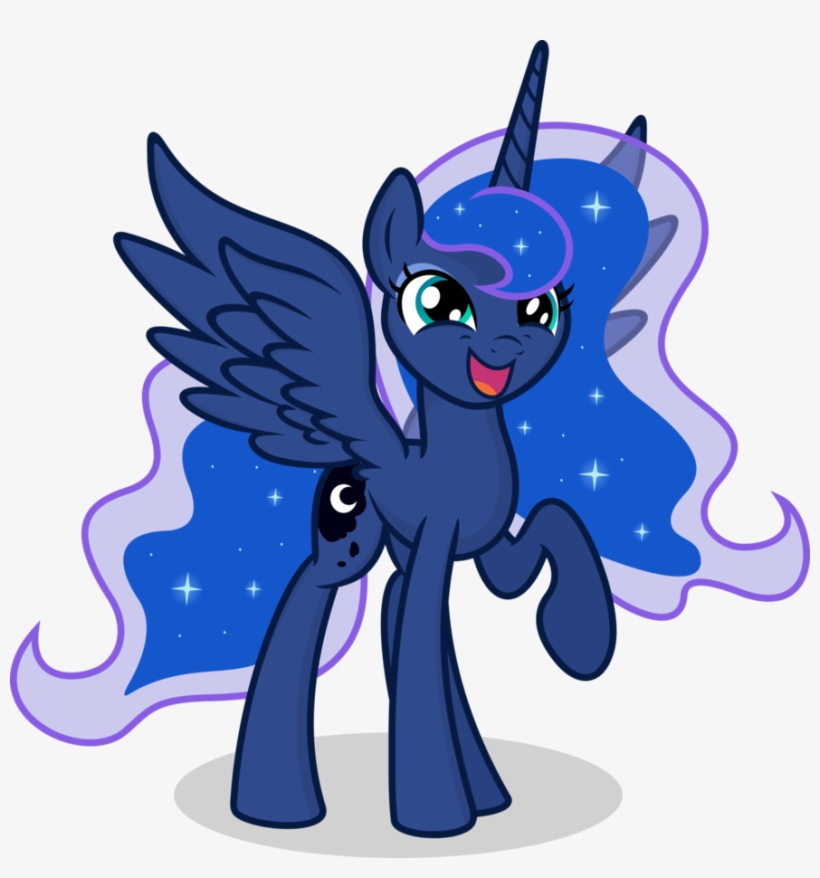 Fanmade Princess Luna Looking Very Cute - Mlp Princess Luna Vector ...