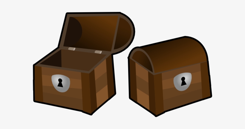 Treasure Chest Outline - Open And Close Clip Art - Free Transparent PNG ...