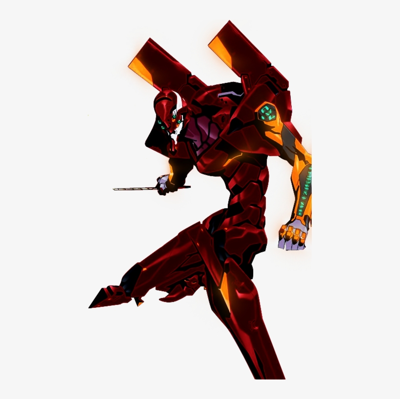 Neon Genesis Evangelion Render Eva 02 - Free Transparent PNG Download ...