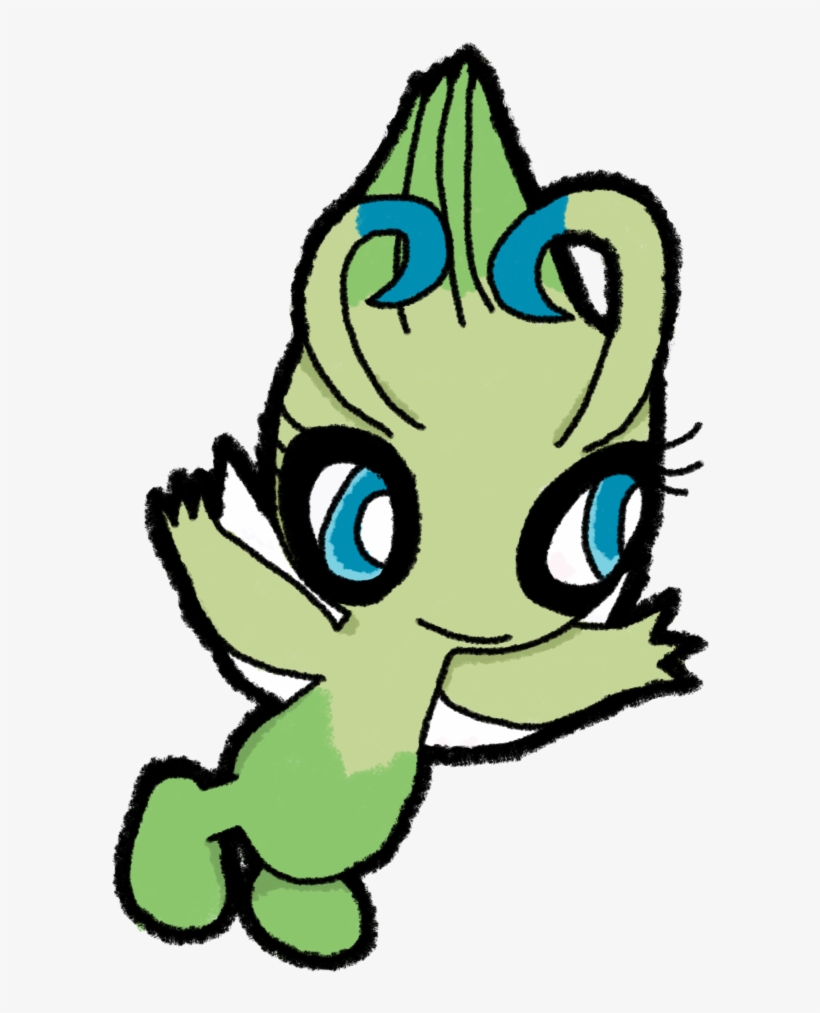 Celebi - Cartoon - Free Transparent PNG Download - PNGkey