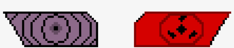 Rinnegan & Sharingan - Pixel Art - Free Transparent PNG Download - PNGkey